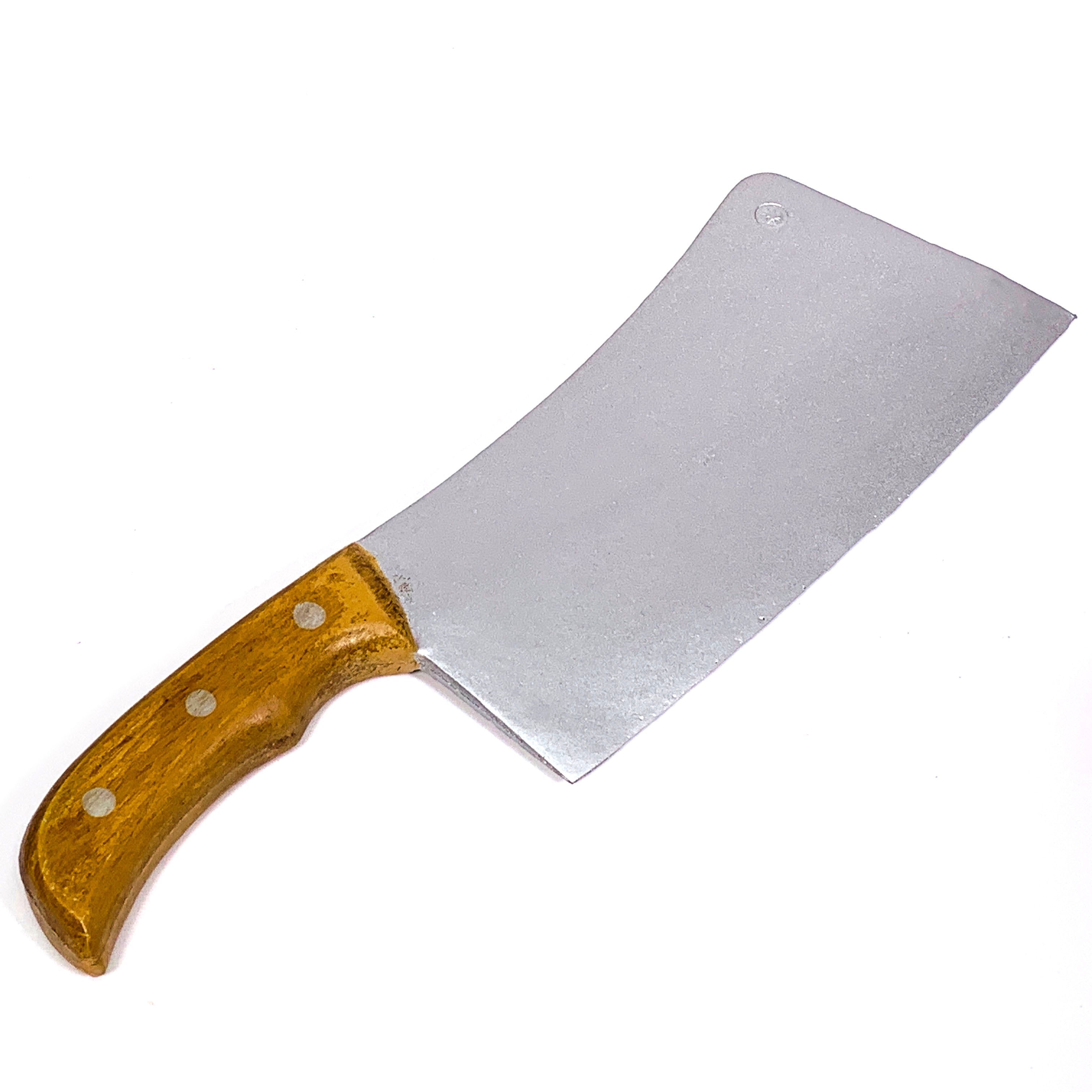 Foam Rubber Lightwood Handle Medium Butcher's Cleaver Prop | American ...