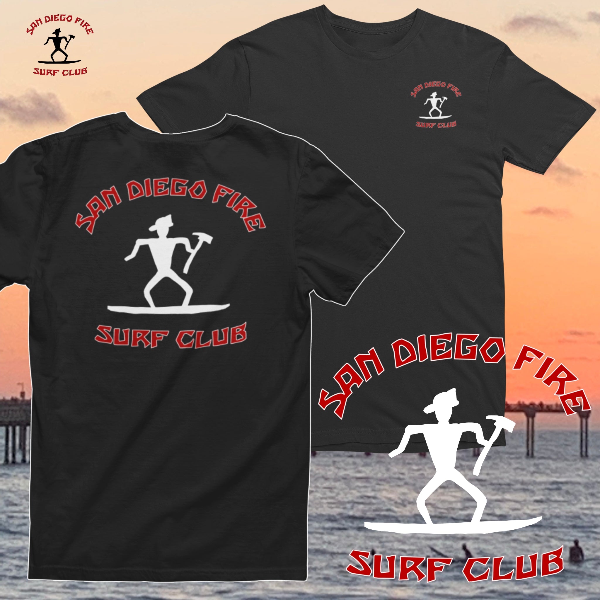 Original Surf Club Tee | American Fire Brigade