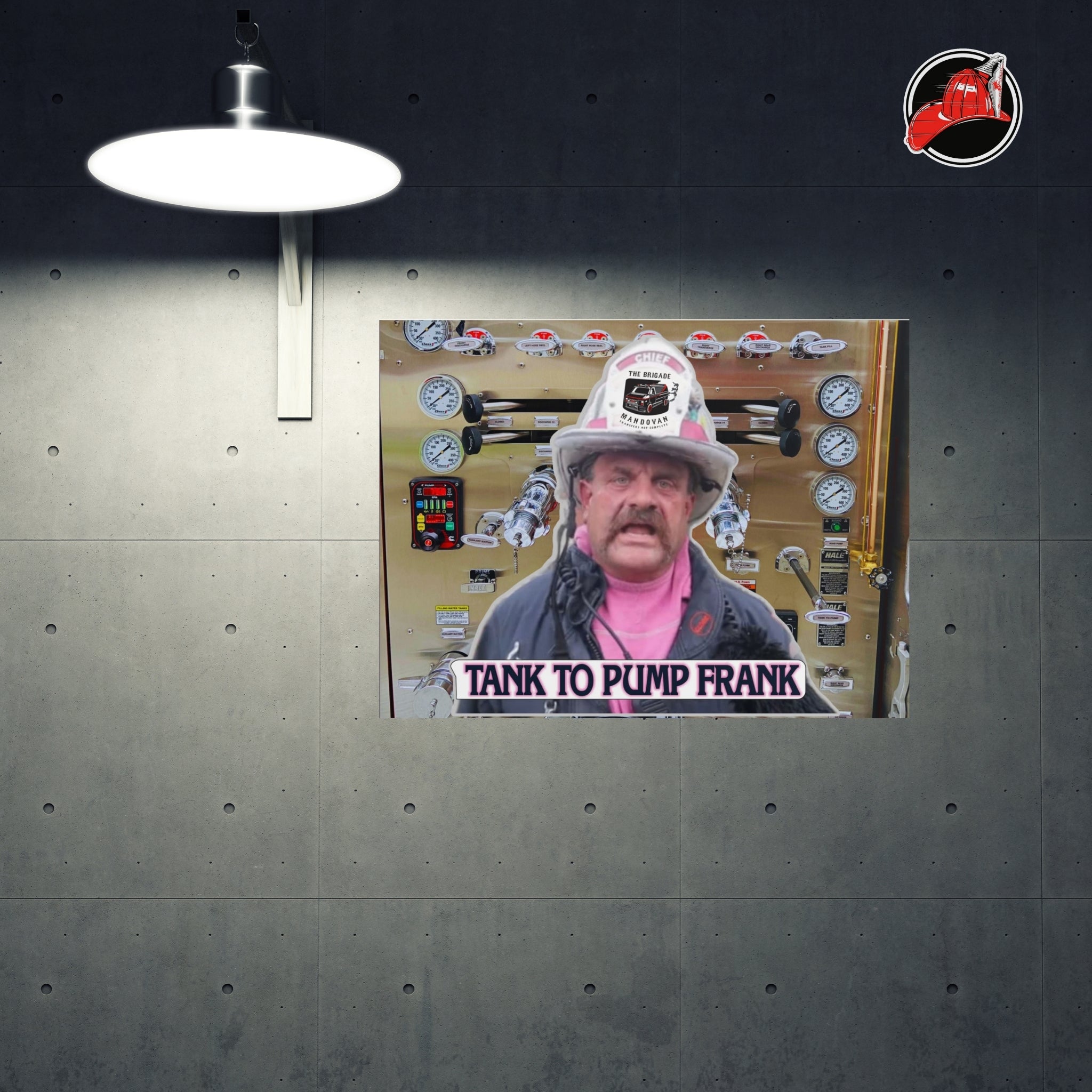 Pump Frank Poster | American Fire Brigade