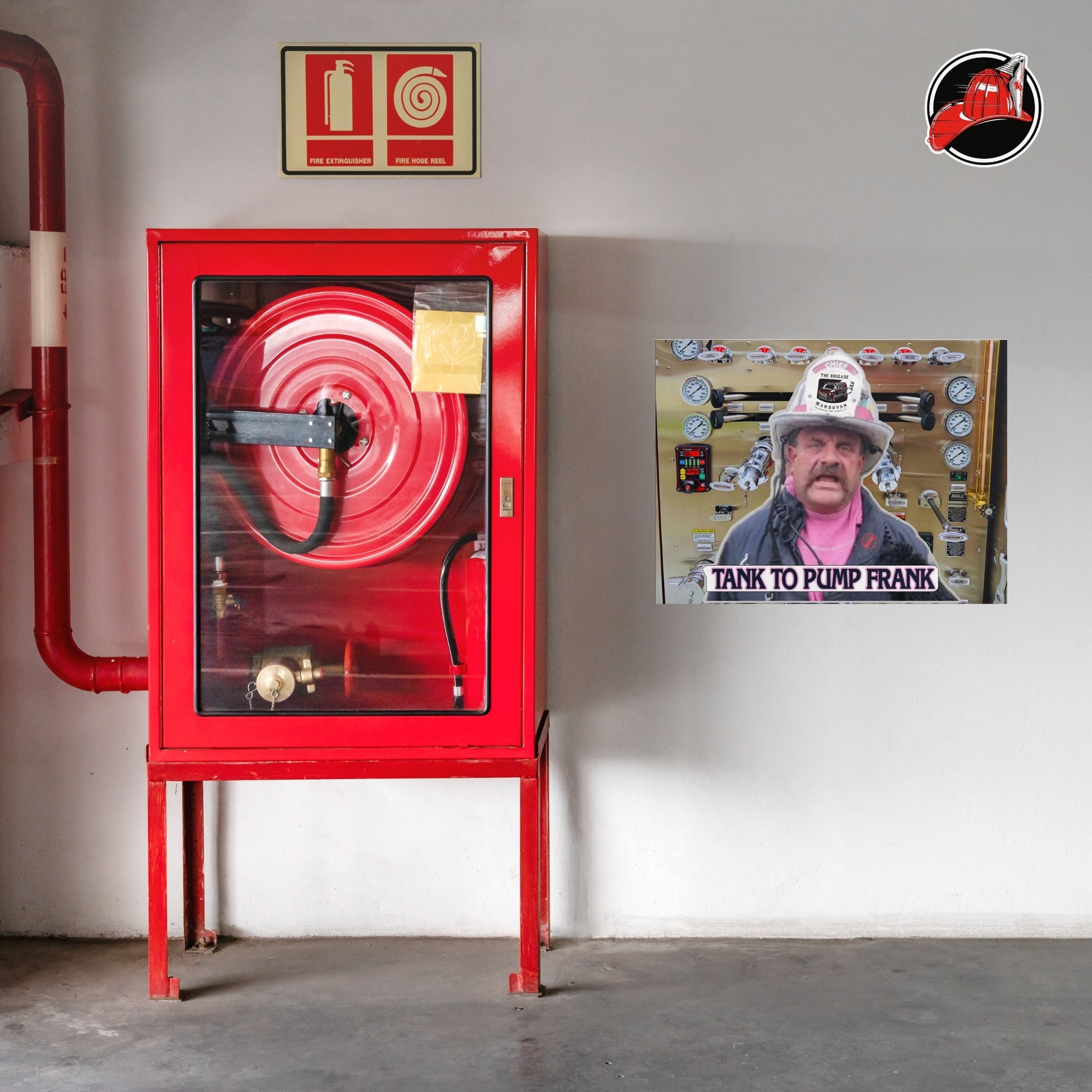 Pump Frank Poster | American Fire Brigade