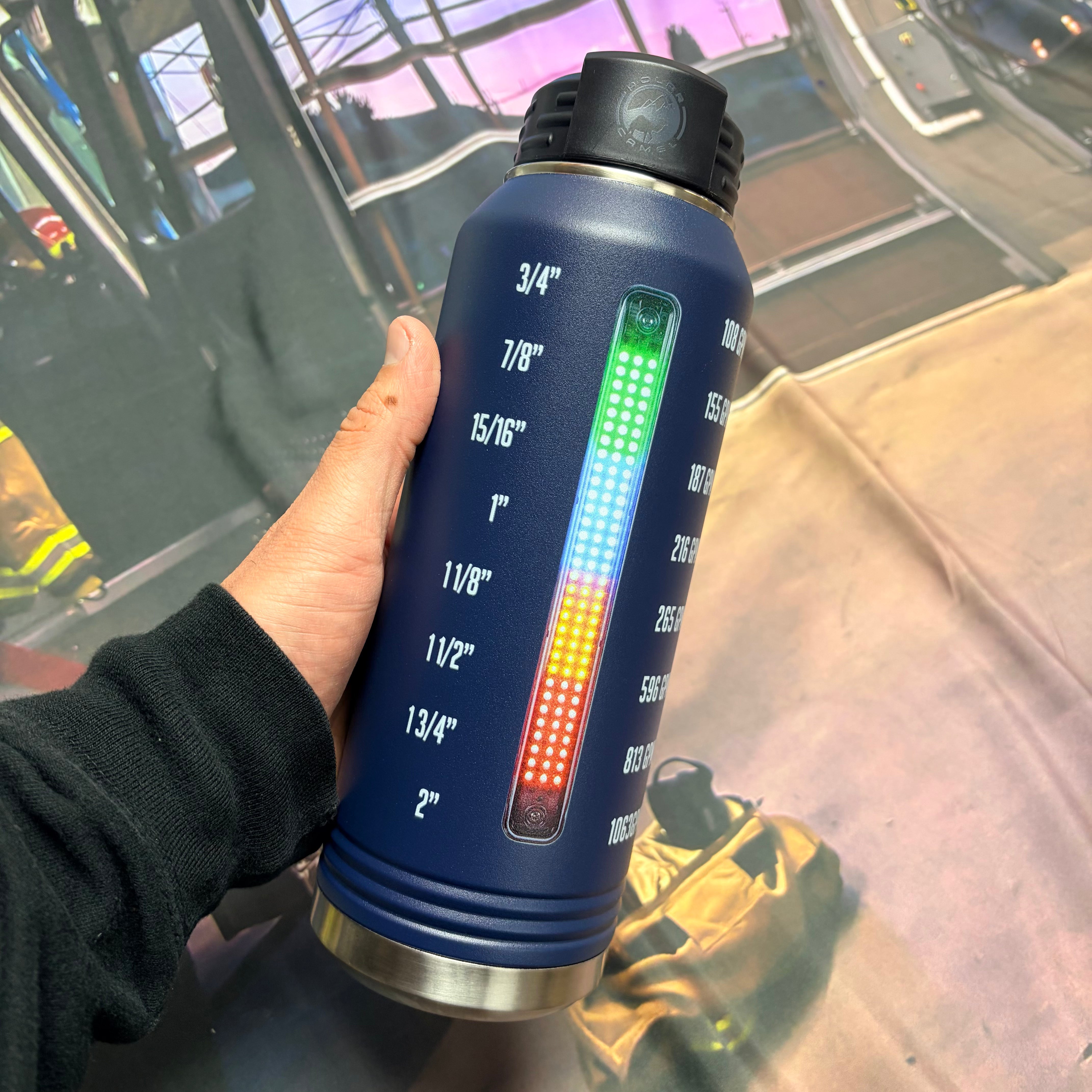 Tank Level 32oz Stainless Steel Water Bottle | American Fire Brigade