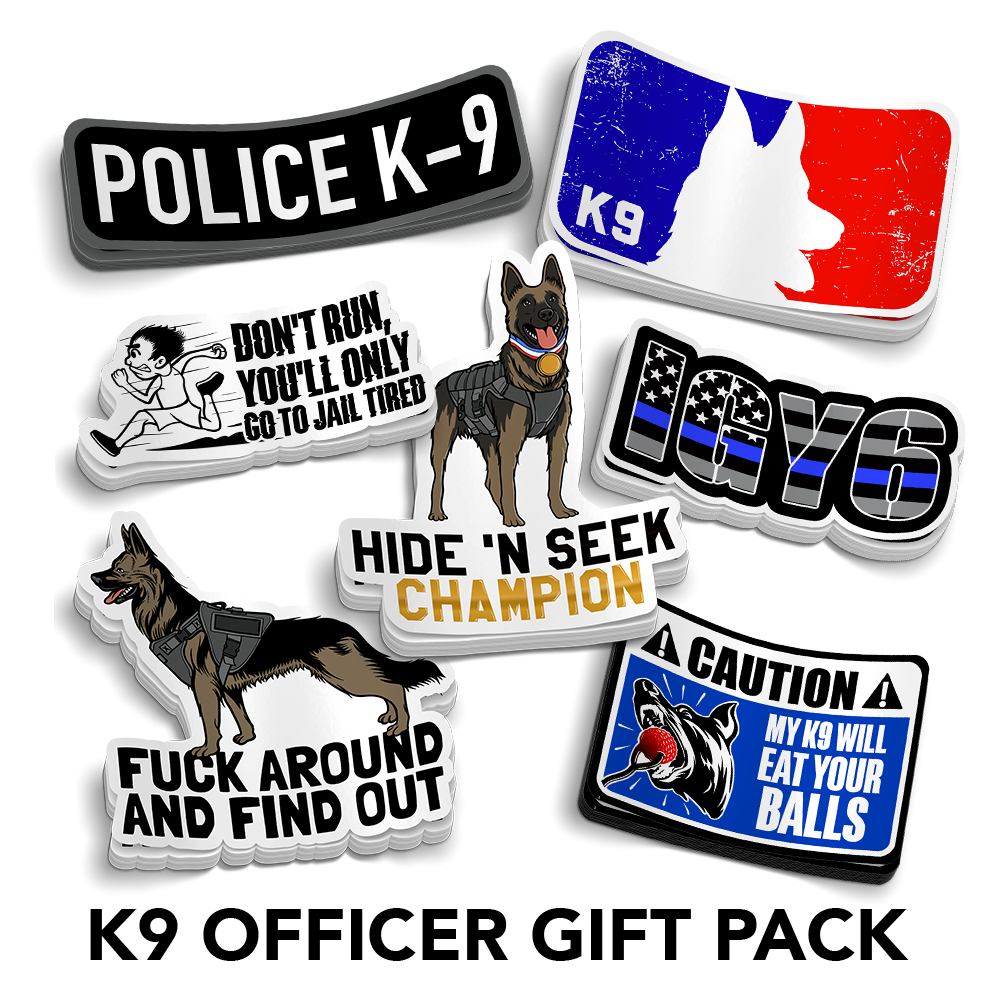 K9 Officer | Sticker Gift Packs | American Fire Brigade