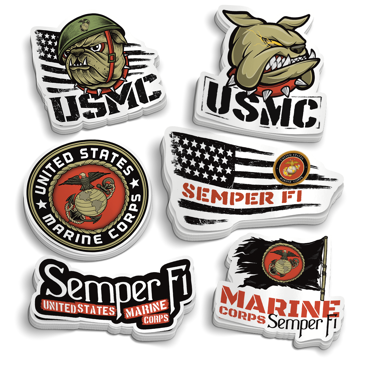 USMC Marine Corps Sticker Pack | American Fire Brigade