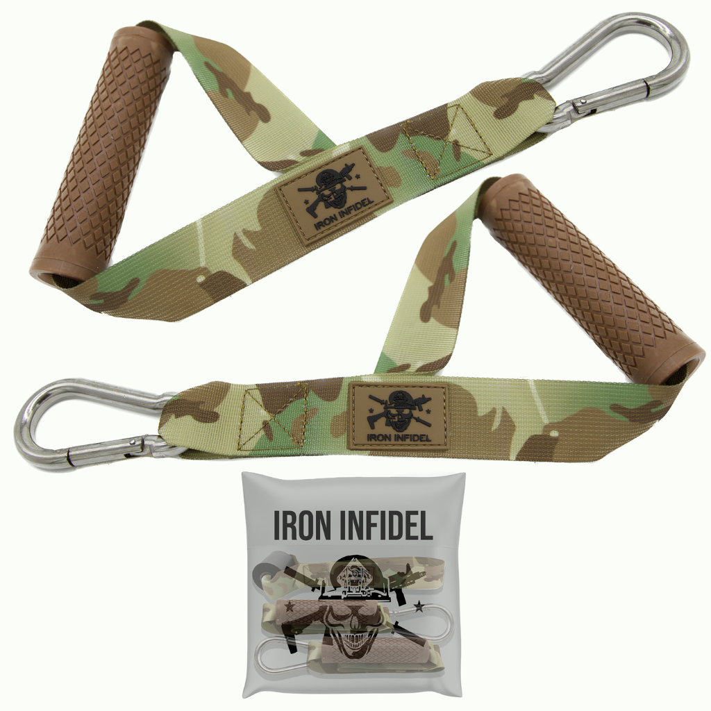 Cable Machine / Resistance Band Handle Set | American Fire Brigade