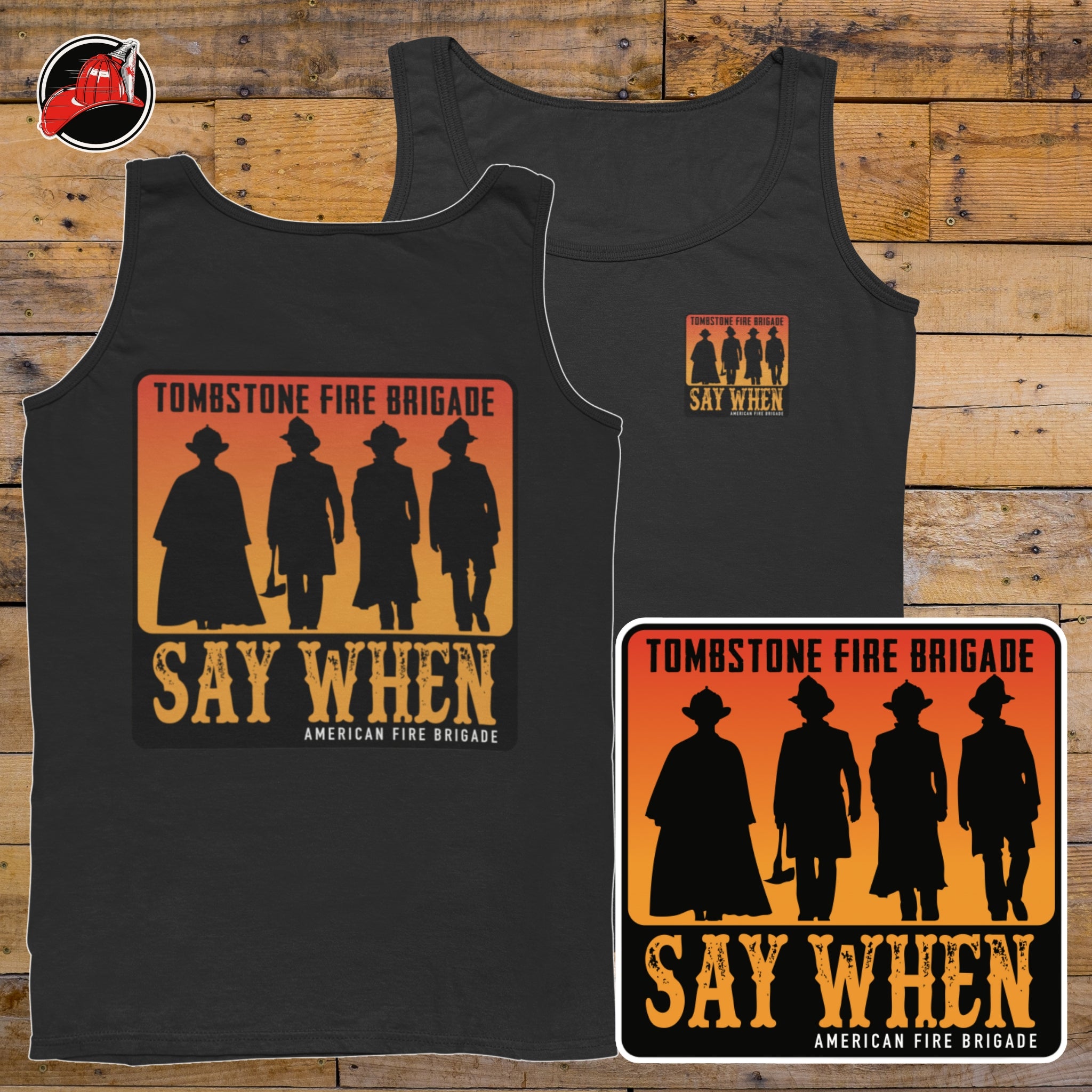 Tombstone Fire Brigade Tank | American Fire Brigade